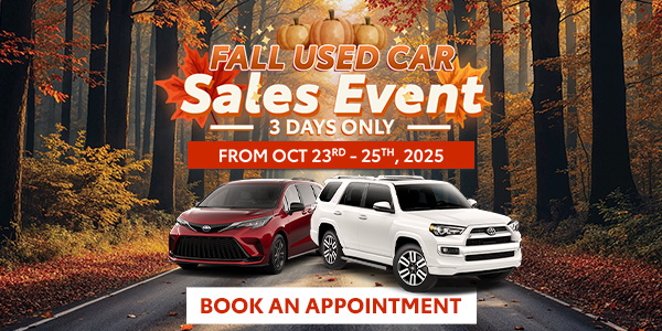 Fall Used Car Sales Event - Markville Toyota